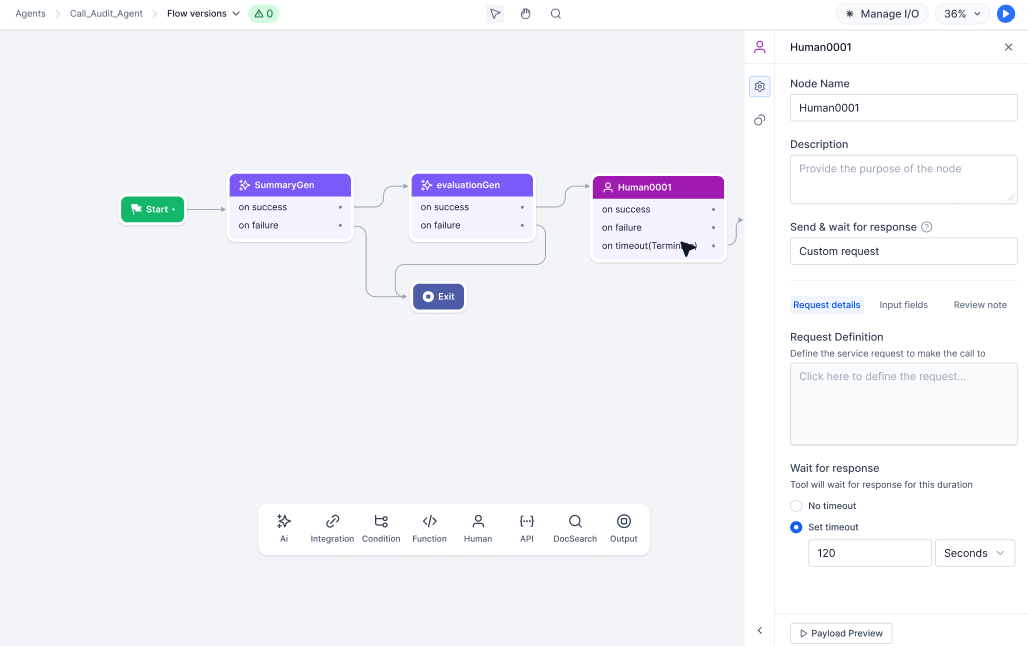 Human Node - Kore ai Docs