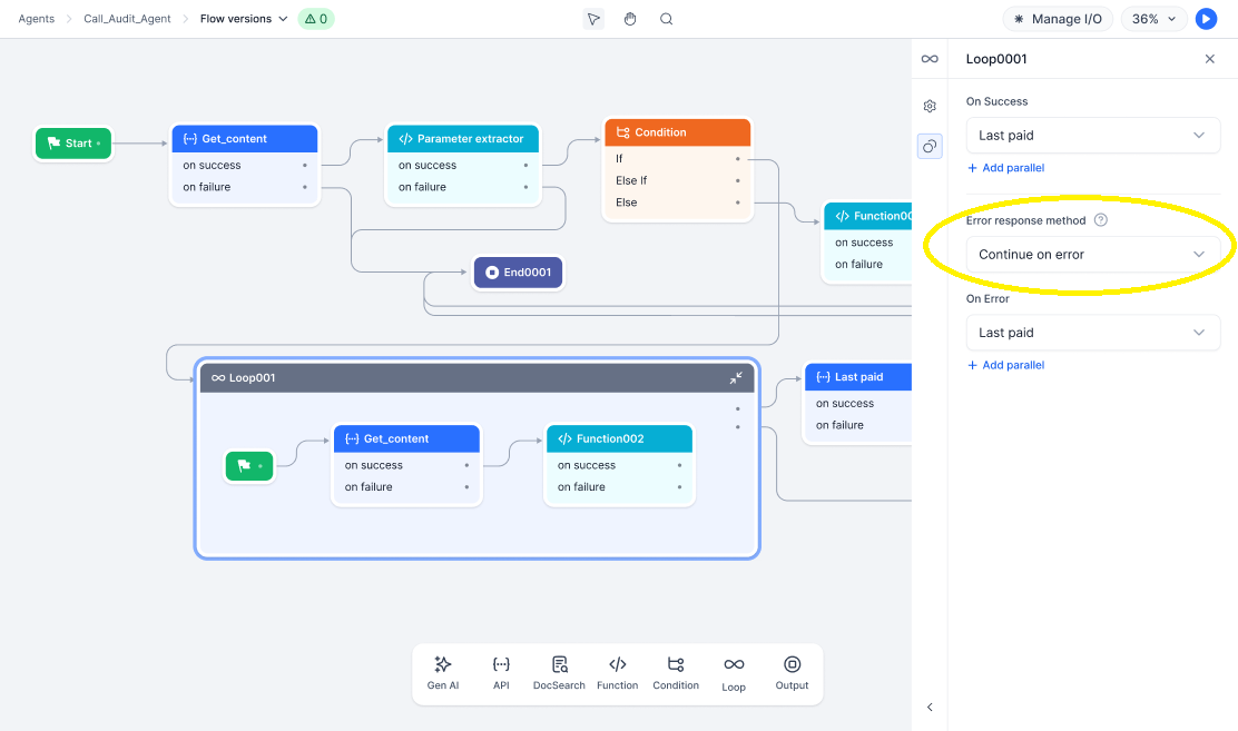 Loop Node - Kore ai Docs