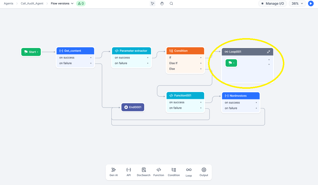 Loop Node - Kore ai Docs