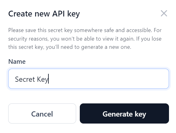 API Keys - Kore ai Docs
