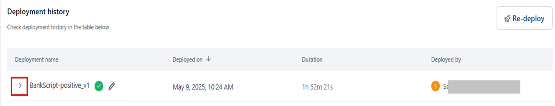 Deploy and Manage Scripts - Kore ai Docs