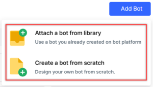 Add Multiple Bots – Agent Assist