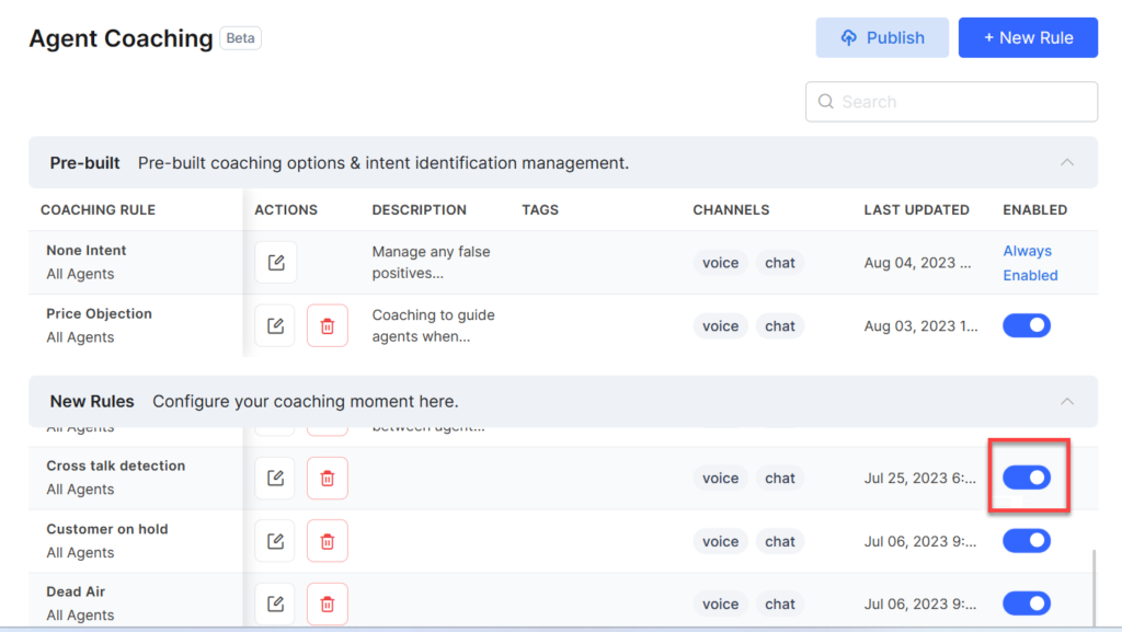 Agent Real-time Coaching (Beta) – Agent Assist