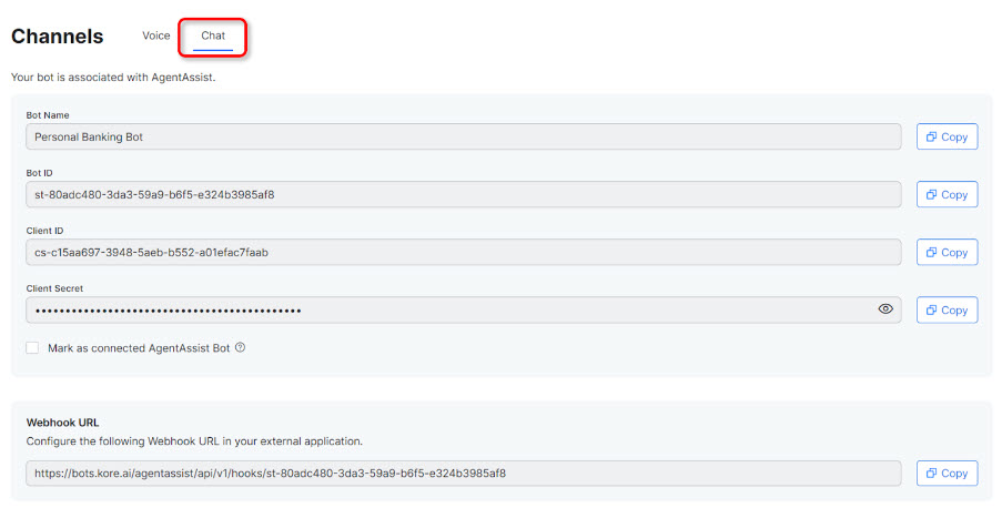 Chat – Agent Assist