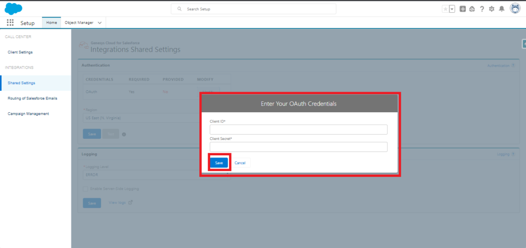 AgentAssist Voice Integration with Salesforce Genesys CTI – Agent Assist