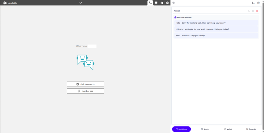 Amazon Connect with AgentAssist Voice with CCP – Agent Assist