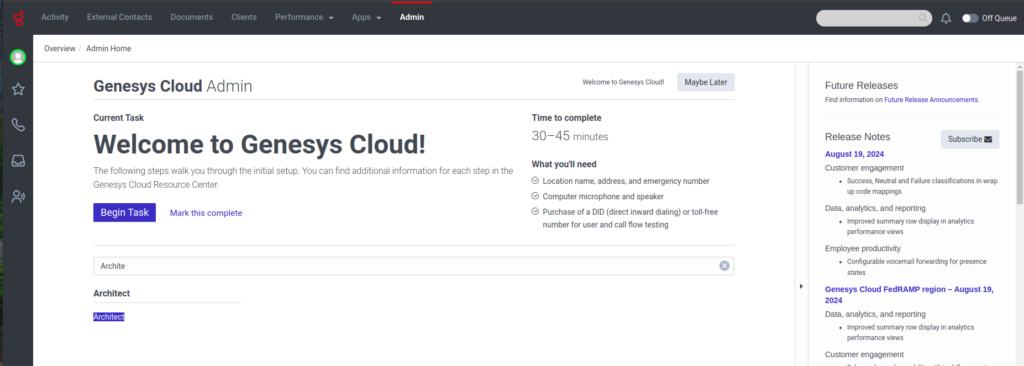 Agent AI Integration with Genesys Cloud CX – Agent Assist