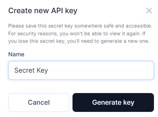 API Keys - Kore ai Docs