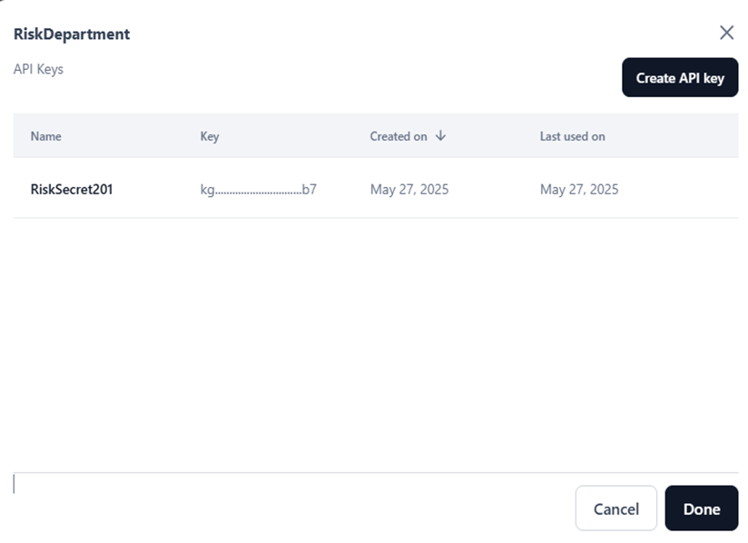 API Scopes - Kore ai Docs