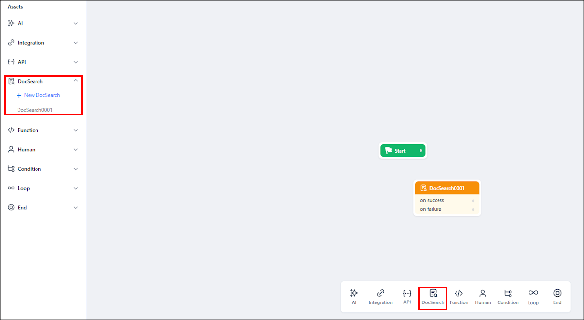 DocSearch Node - Kore ai Docs