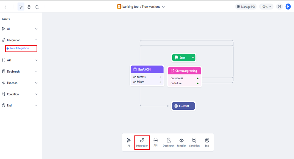 Integration Node - Kore ai Docs