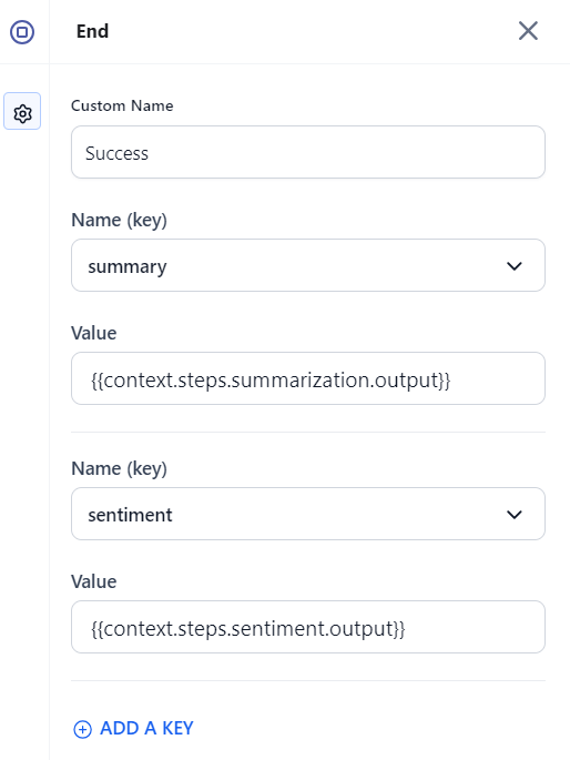End Node - Kore ai Docs