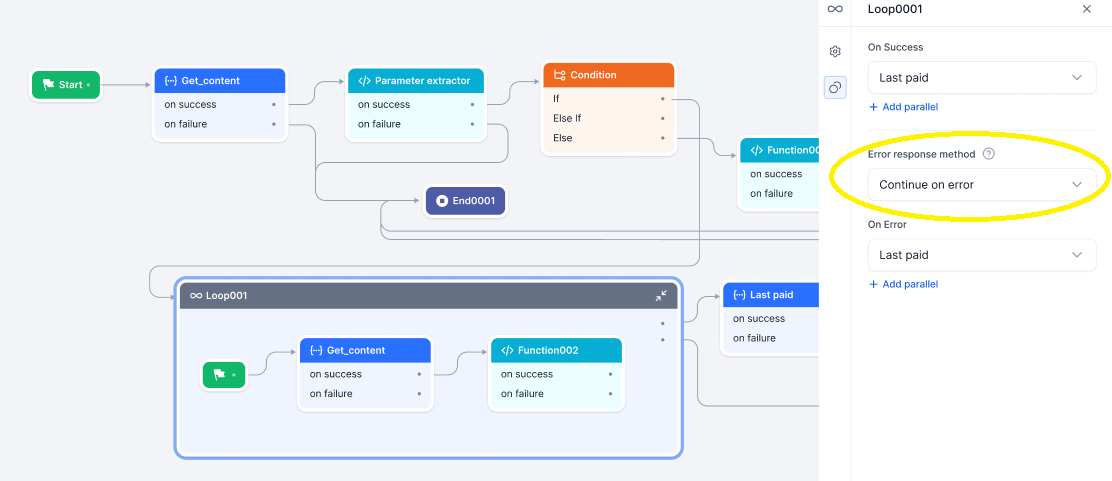 Loop Node - Kore ai Docs