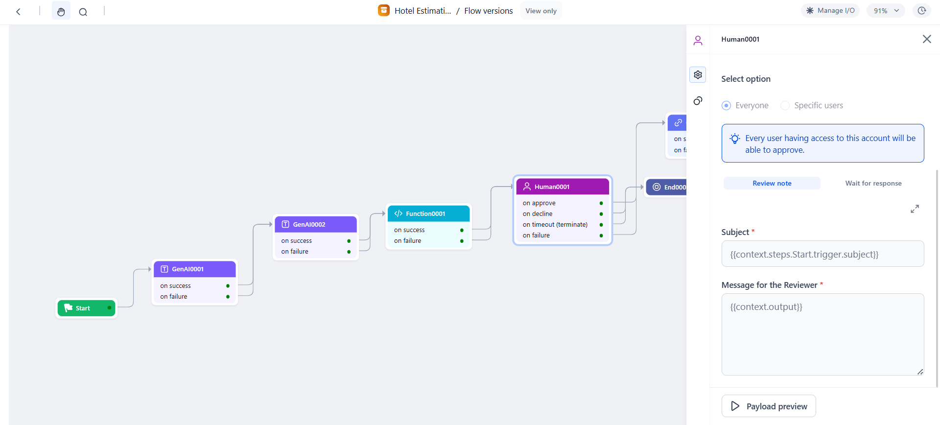 Human Node - Kore ai Docs