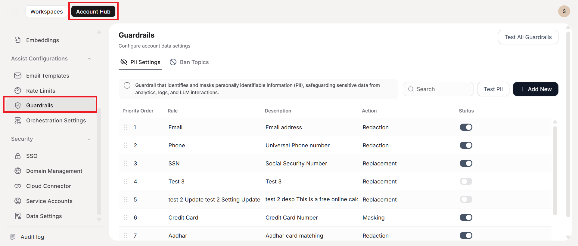 Guardrails - Kore ai Docs