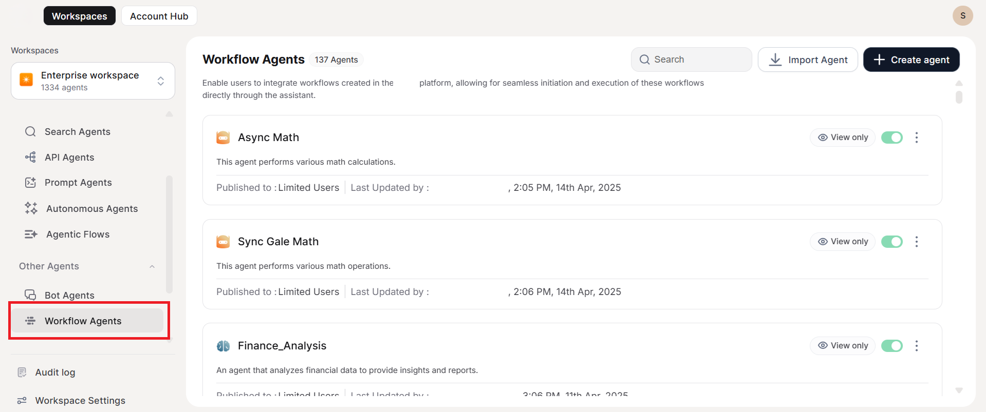 Workflow Agents - Kore ai Docs