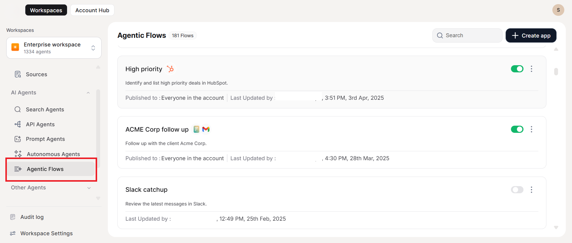 Agentic Flows - Kore ai Docs