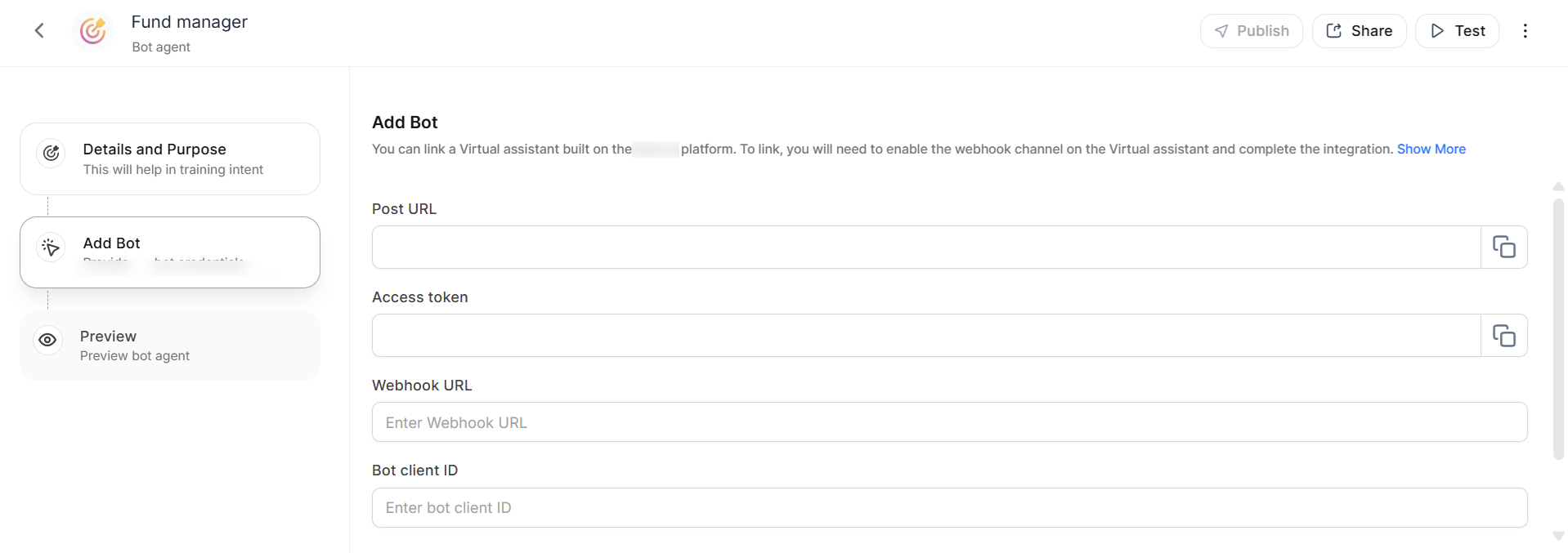 Bot Agents - Kore ai Docs