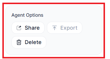 Agent Options - Kore ai Docs