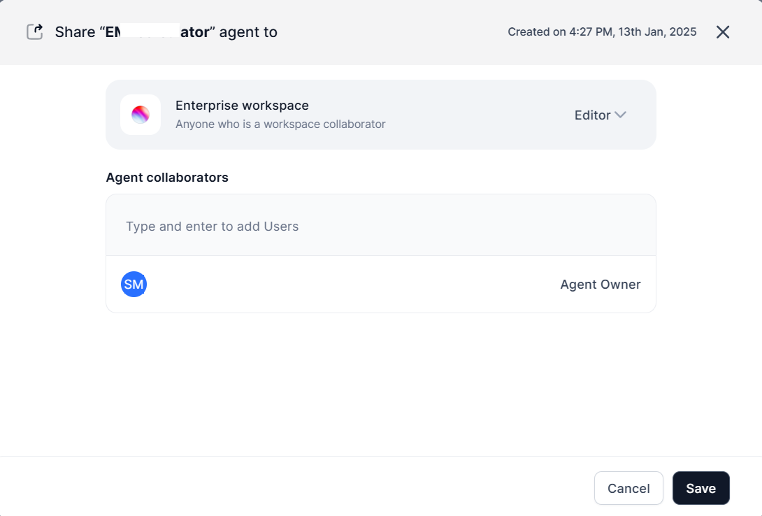 Agent Options - Kore ai Docs