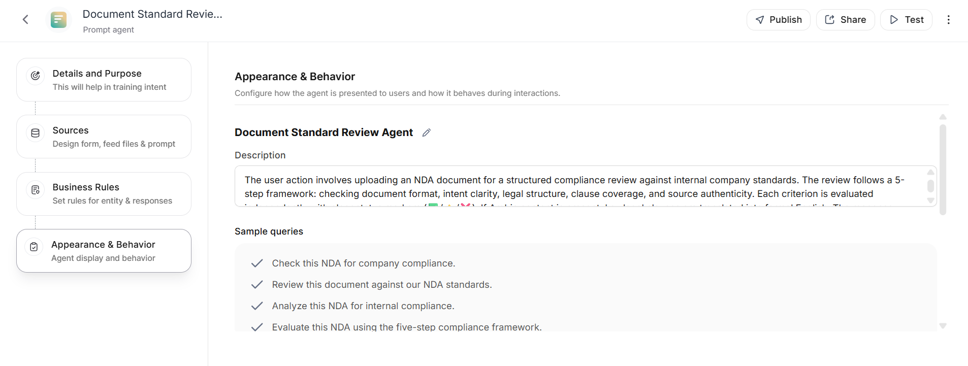 Prompt Agents - Kore ai Docs