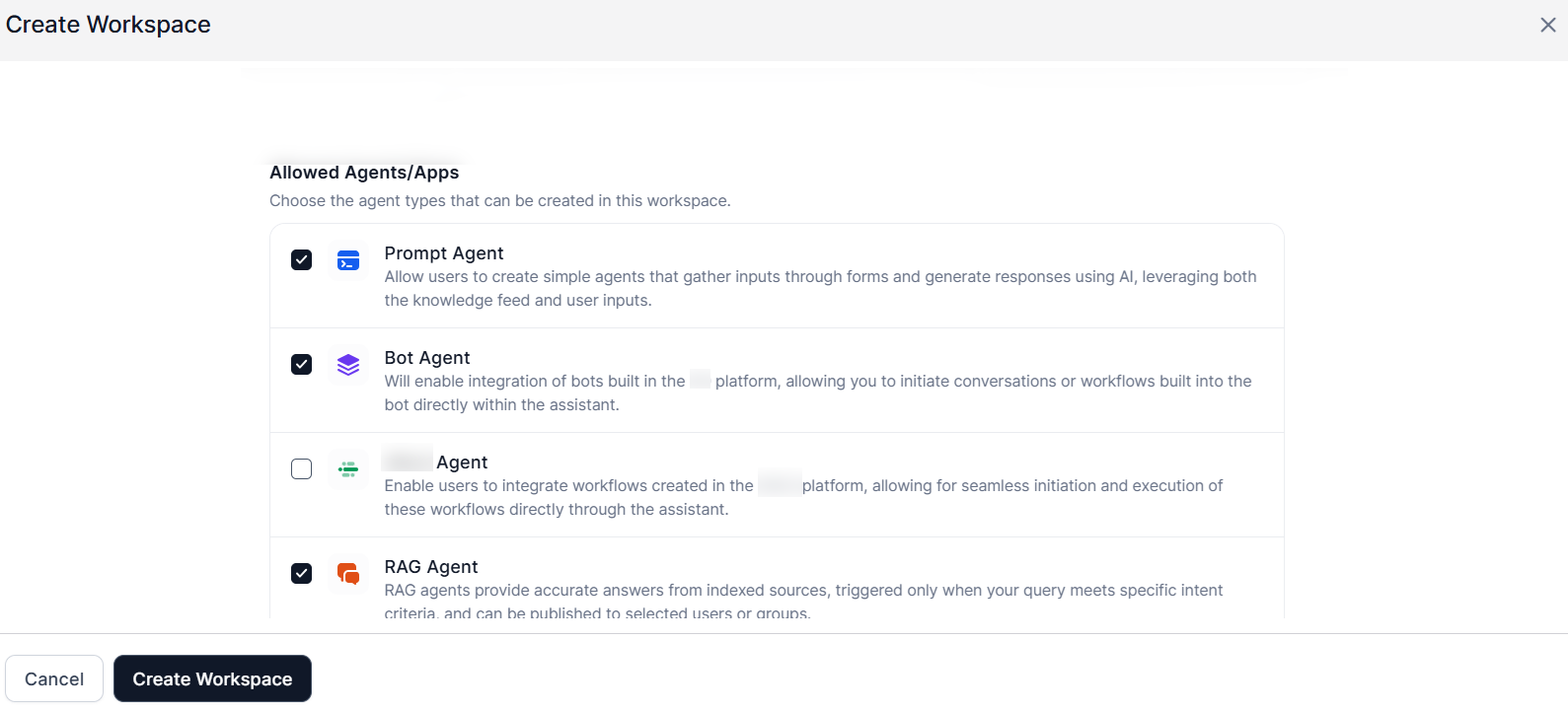 Account Workspace - Kore ai Docs