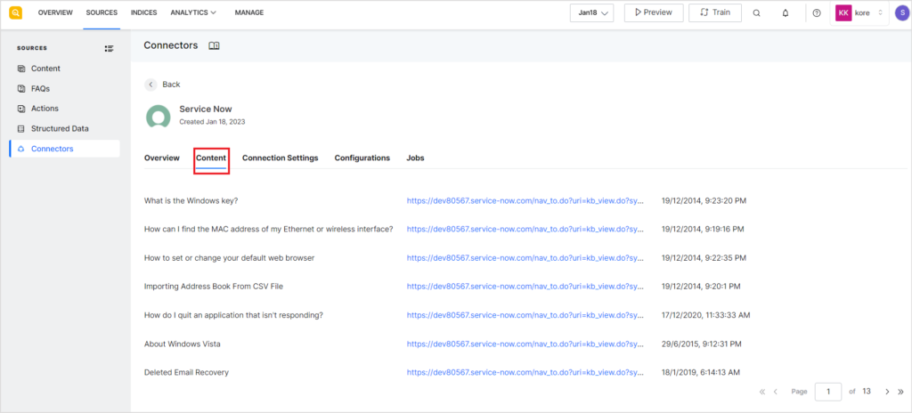 Introduction to Connectors – SearchAssist