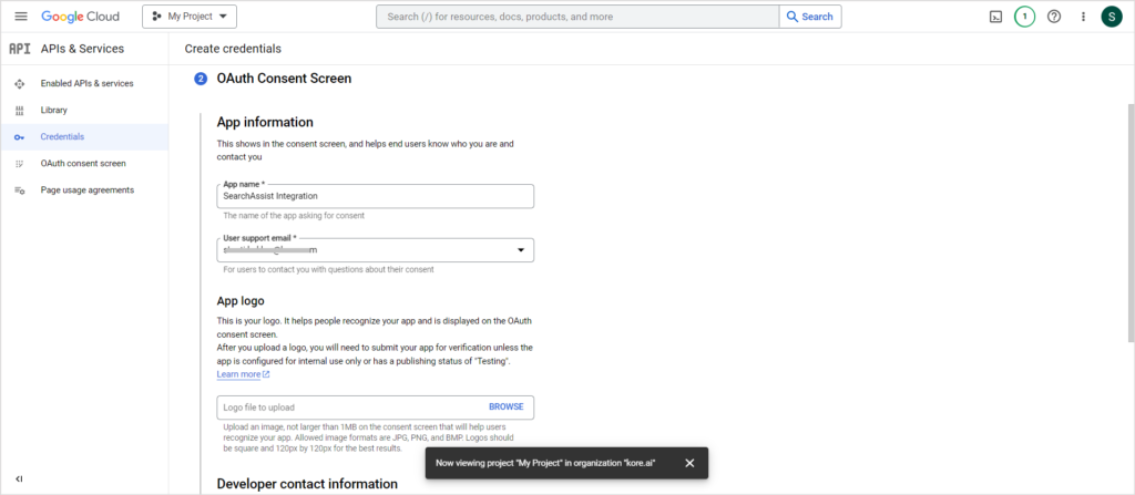 Google Drive Connector – SearchAssist