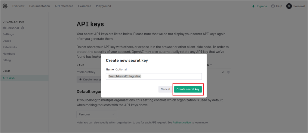 OpenAI Integration – SearchAssist