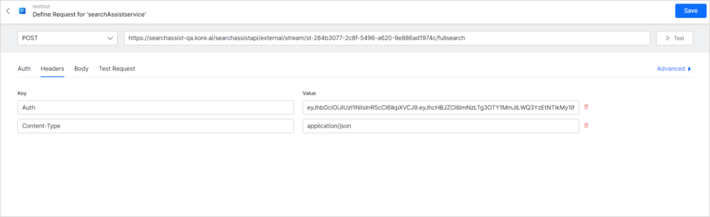 Integrate SearchAssist with XO bot – SearchAssist