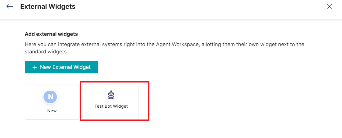 External Widgets – SmartAssist -v2