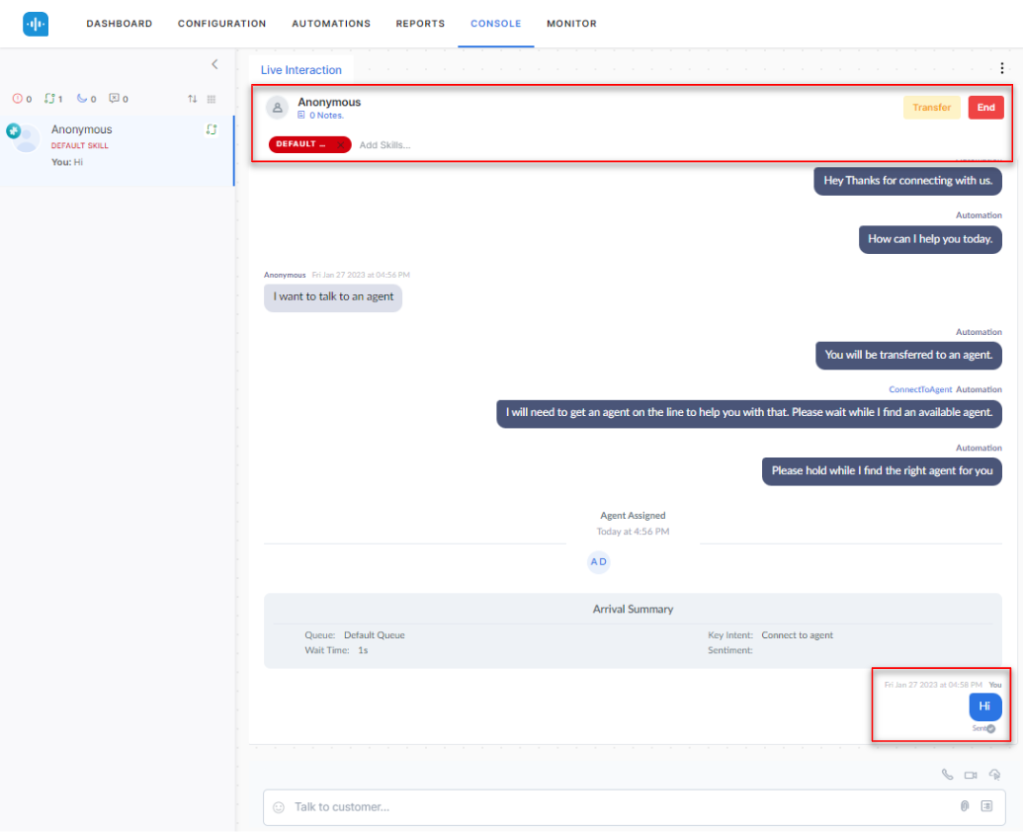 Interacting with Customers – SmartAssist