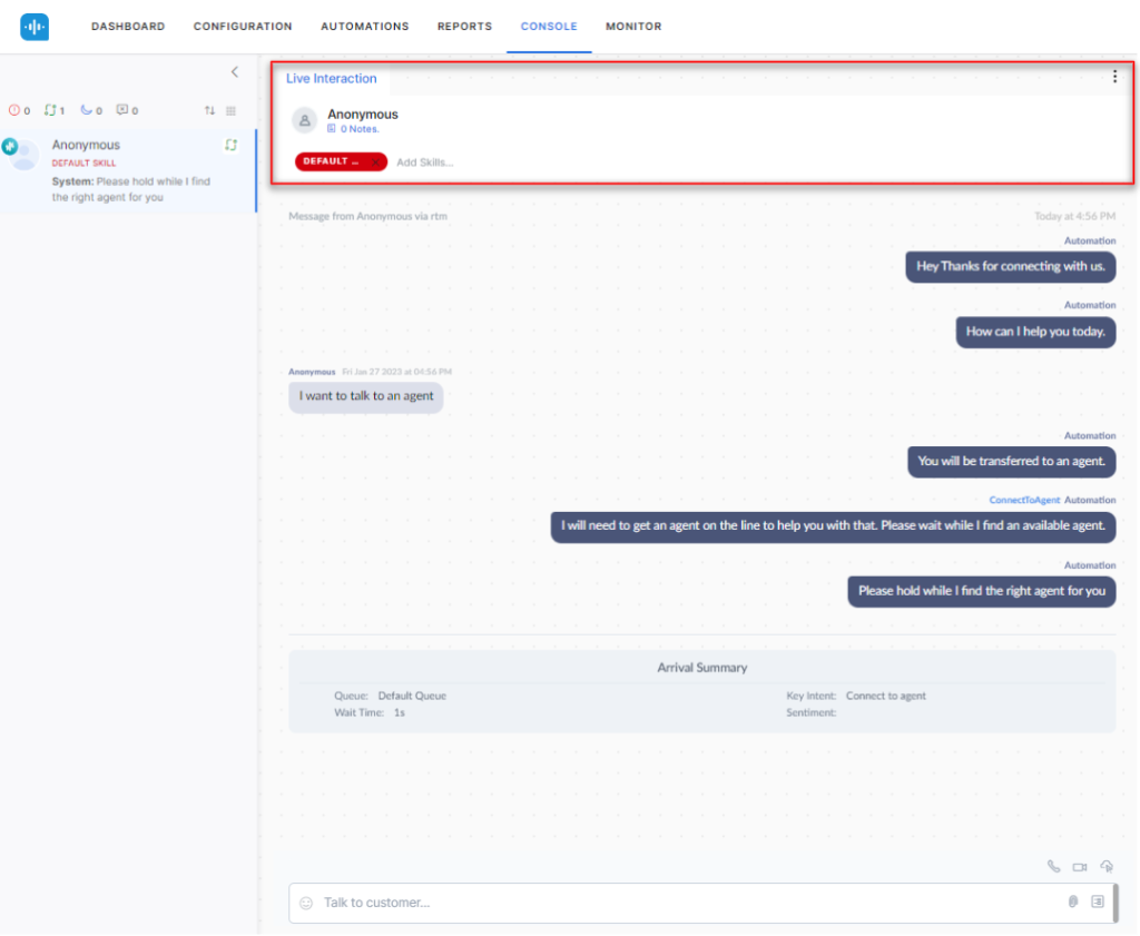 Interacting with Customers – SmartAssist