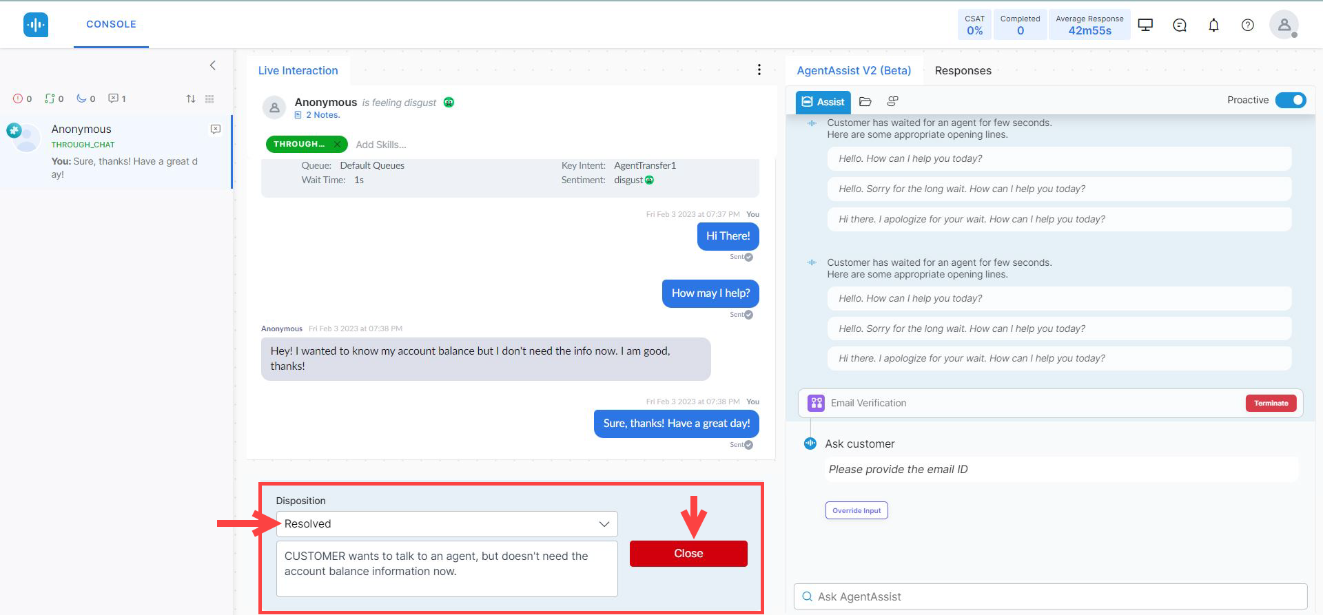 Interacting with Customers – SmartAssist