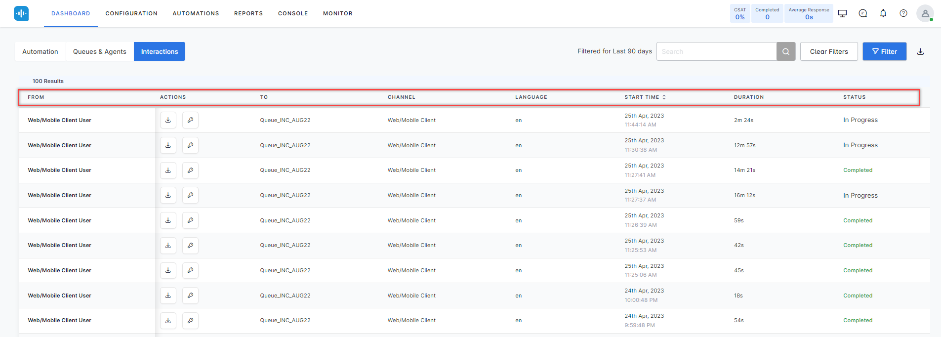 Interactions – SmartAssist