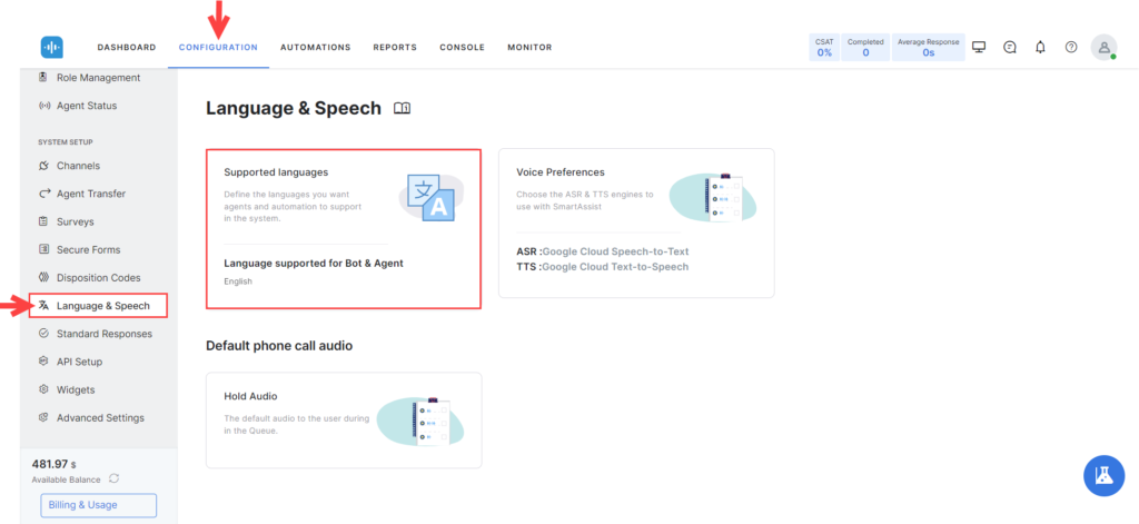 Language Management – SmartAssist