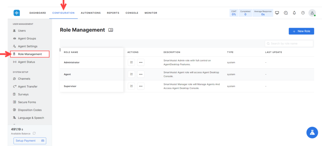 Role Management – SmartAssist