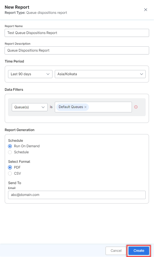 Queue Dispositions Report – SmartAssist