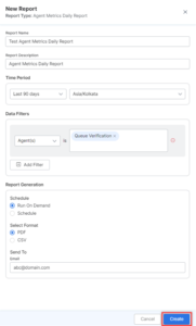 Agent Metrics Daily Report – SmartAssist