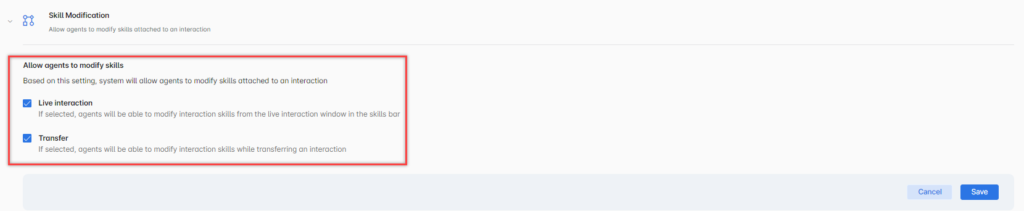 Agent Settings – SmartAssist