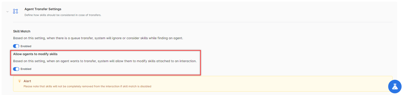 Agent Settings – SmartAssist
