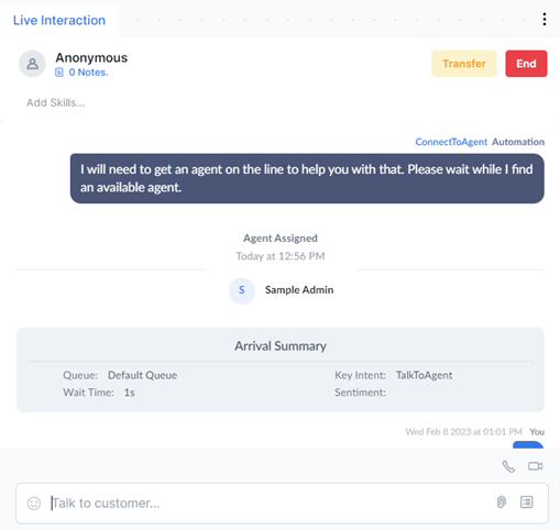 Interacting with Customers – SmartAssist