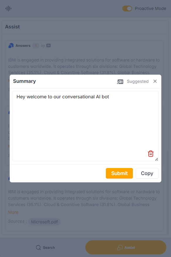 Other Events - Kore ai Docs