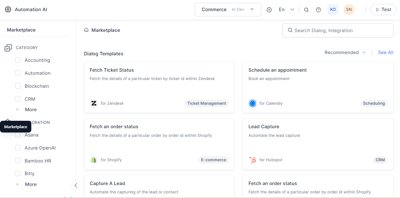 Conversation Driven Dialog Builder Kore Ai Docs