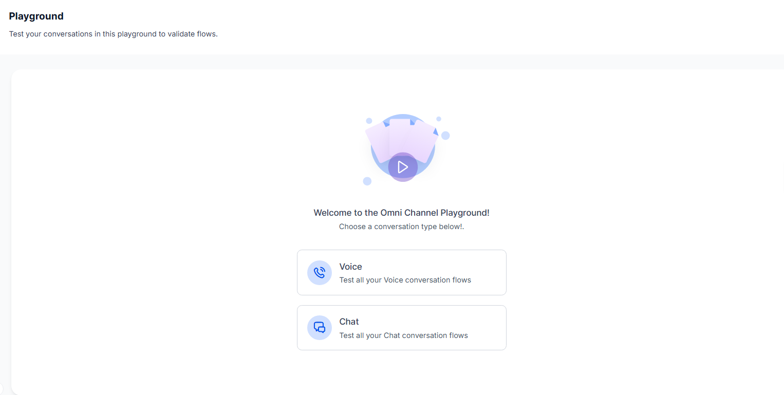 Playground - Kore ai Docs