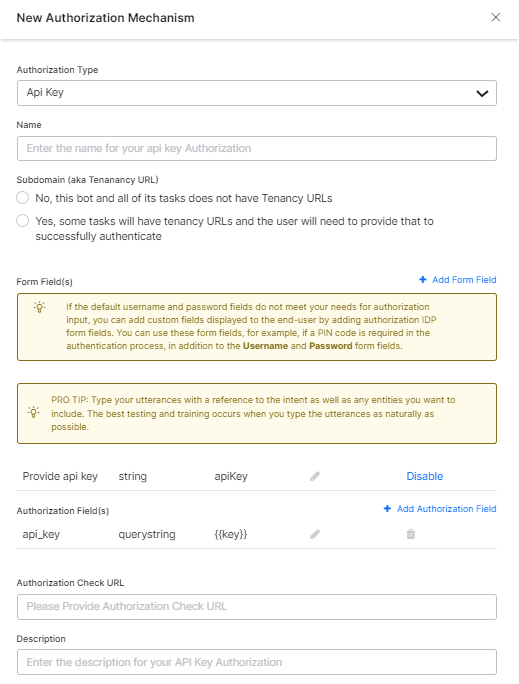 Alert Task Authorization Using Api Key Kore Ai Docs