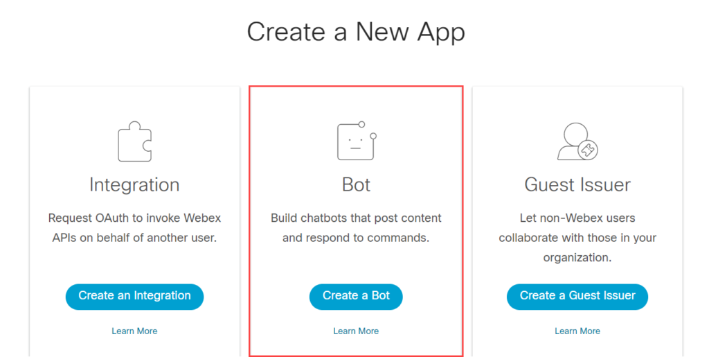 Adding the Cisco Webex Teams - Kore ai Docs