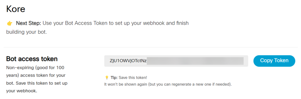 Adding the Cisco Webex Teams - Kore ai Docs