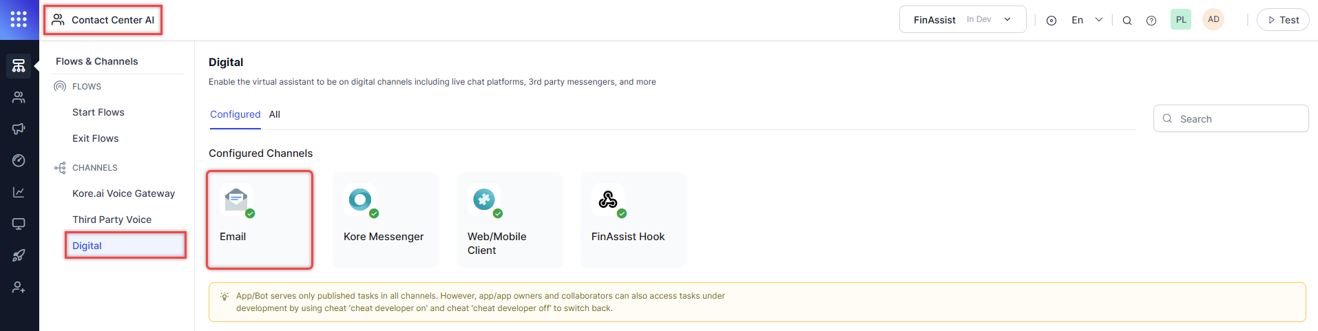 Email - Kore ai Docs