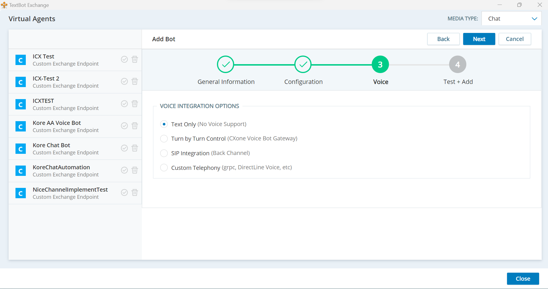 Add nice incontact channel - Kore ai Docs